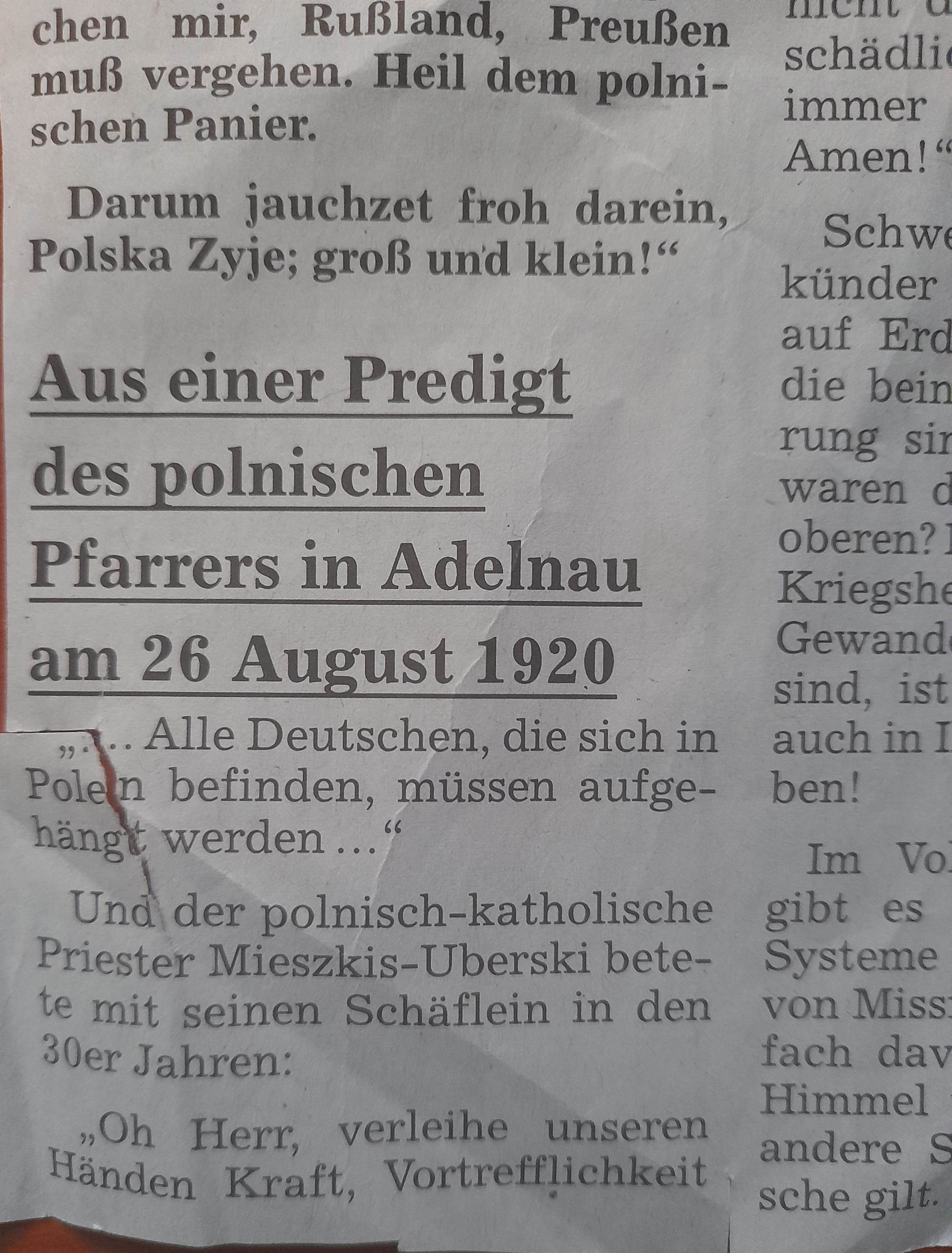 Der Bromberger Blutsonntag – oder der „erzwungene Krieg“ – Klara Fall ...